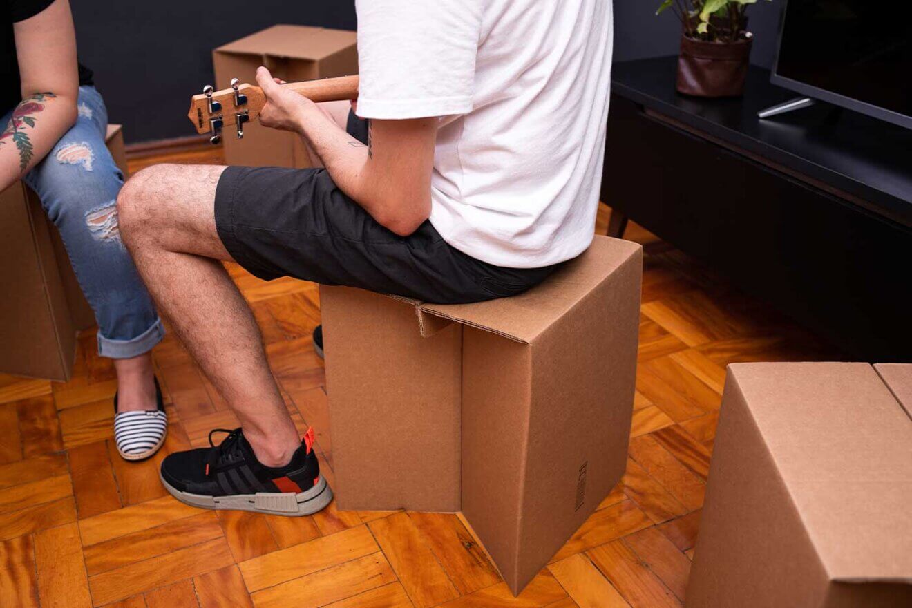 Kit 3 unidades | Banqueta Eco - Ondoolado - Universo de possibilidades